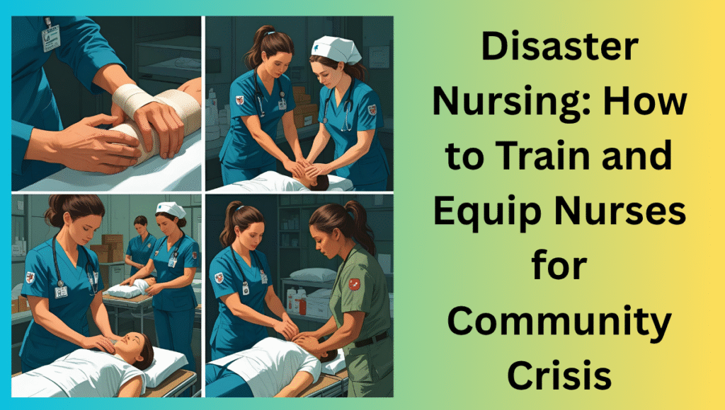 Disaster Nursing: How to Train and Equip Nurses for Crisis